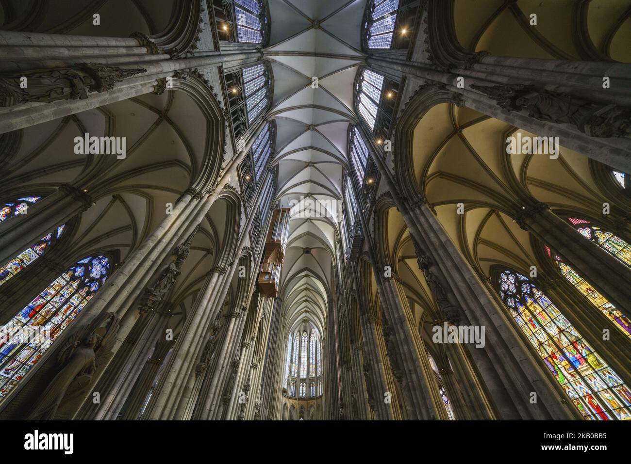 The cathedral of Cologne is a Gothic Catholic temple, began to be built ...