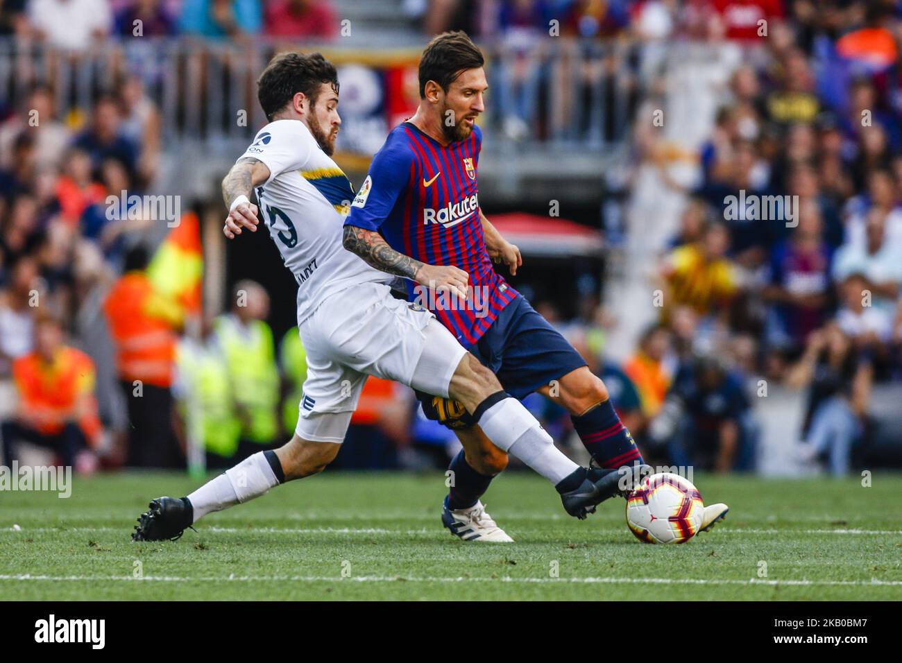 Leo Messi from Argentina during the Joan Gamper trophy game between FC ...