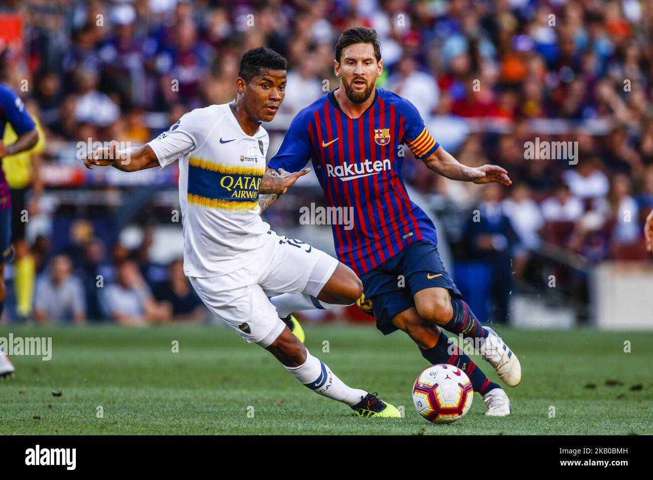 Leo Messi from Argentina during the Joan Gamper trophy game between FC ...