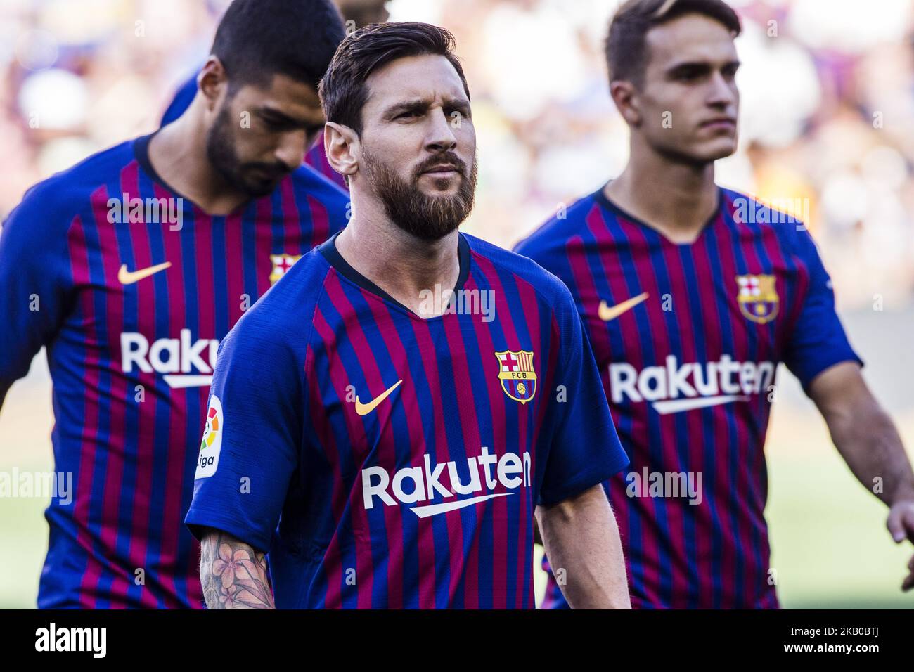 Leo Messi from Argentina during the Joan Gamper trophy game between FC ...