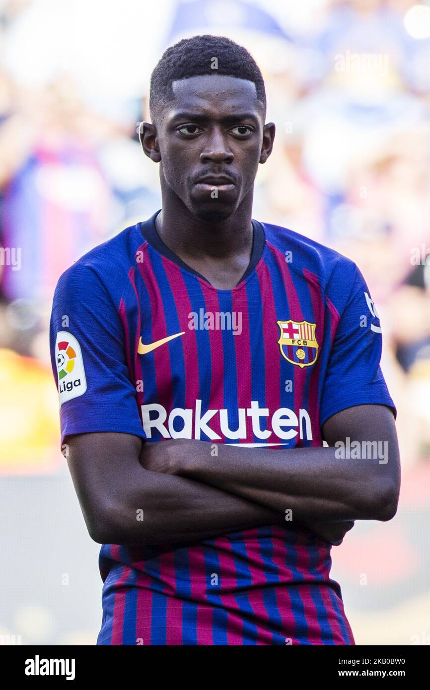 Ousmane Dembele from France during the Joan Gamper trophy game between ...