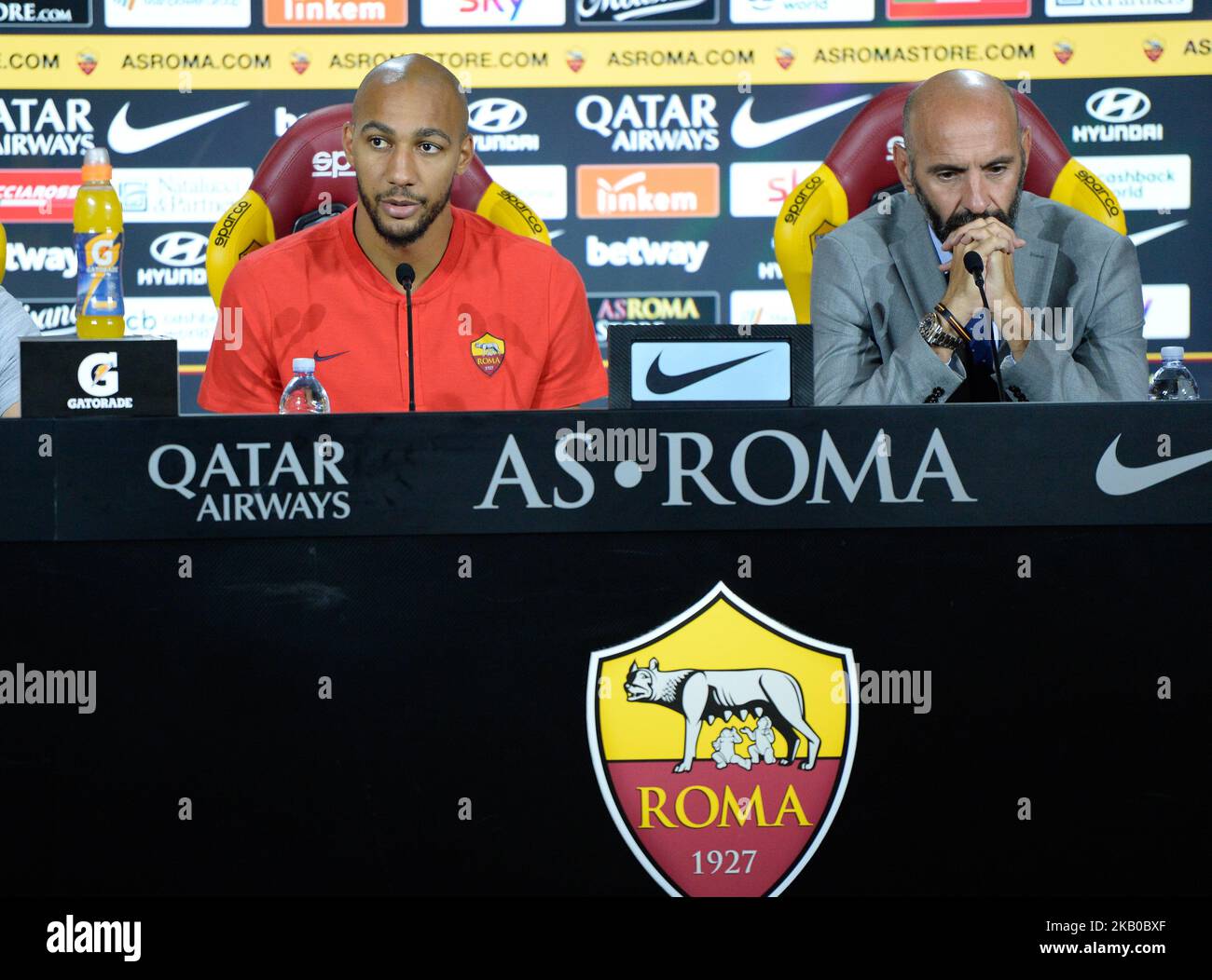 Monchi steven nzonzi as roma as rome conference conferenza trigoria hi ...