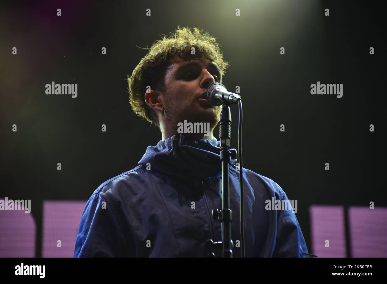 English singer and songwriter Tom Grennan performs on day one of RiZE ...