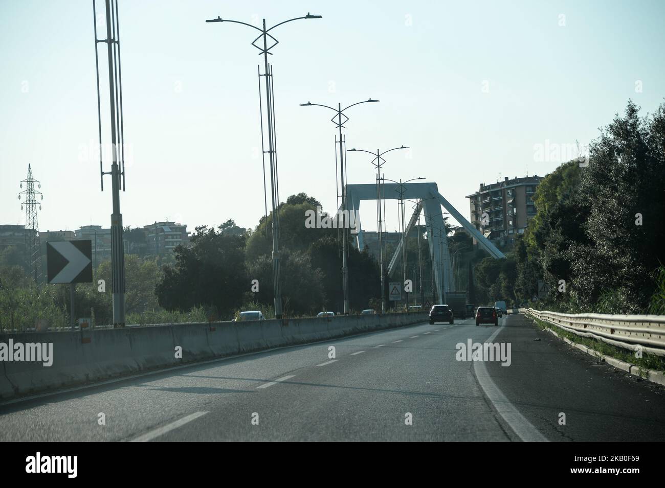 Morandi bridge in rome hi-res stock photography and images - Alamy