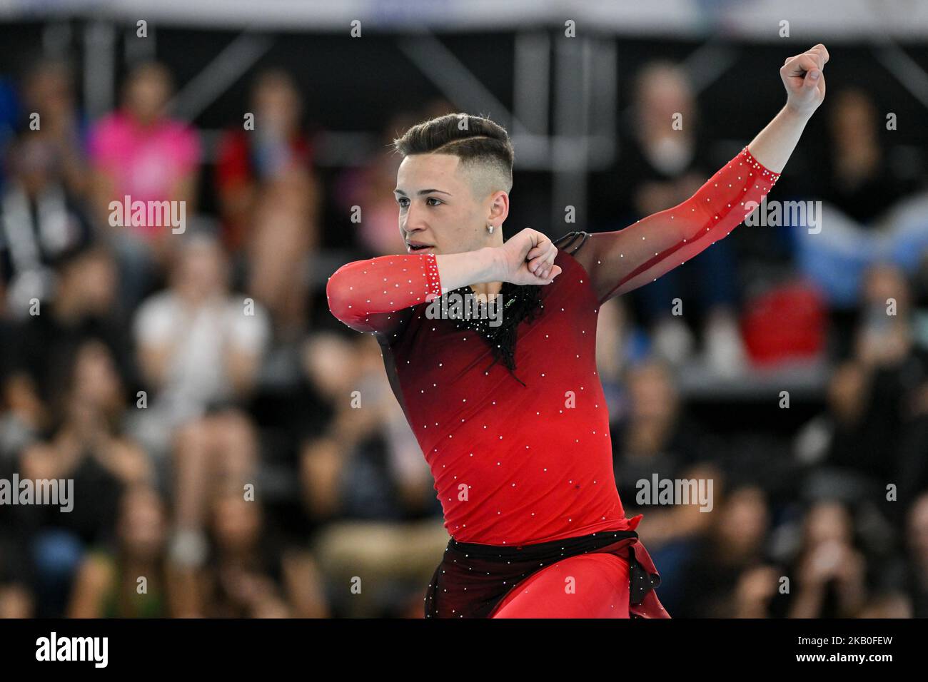 MARTIN GASALLA, Uruguay, performing in Junior Men - Short Program at ...