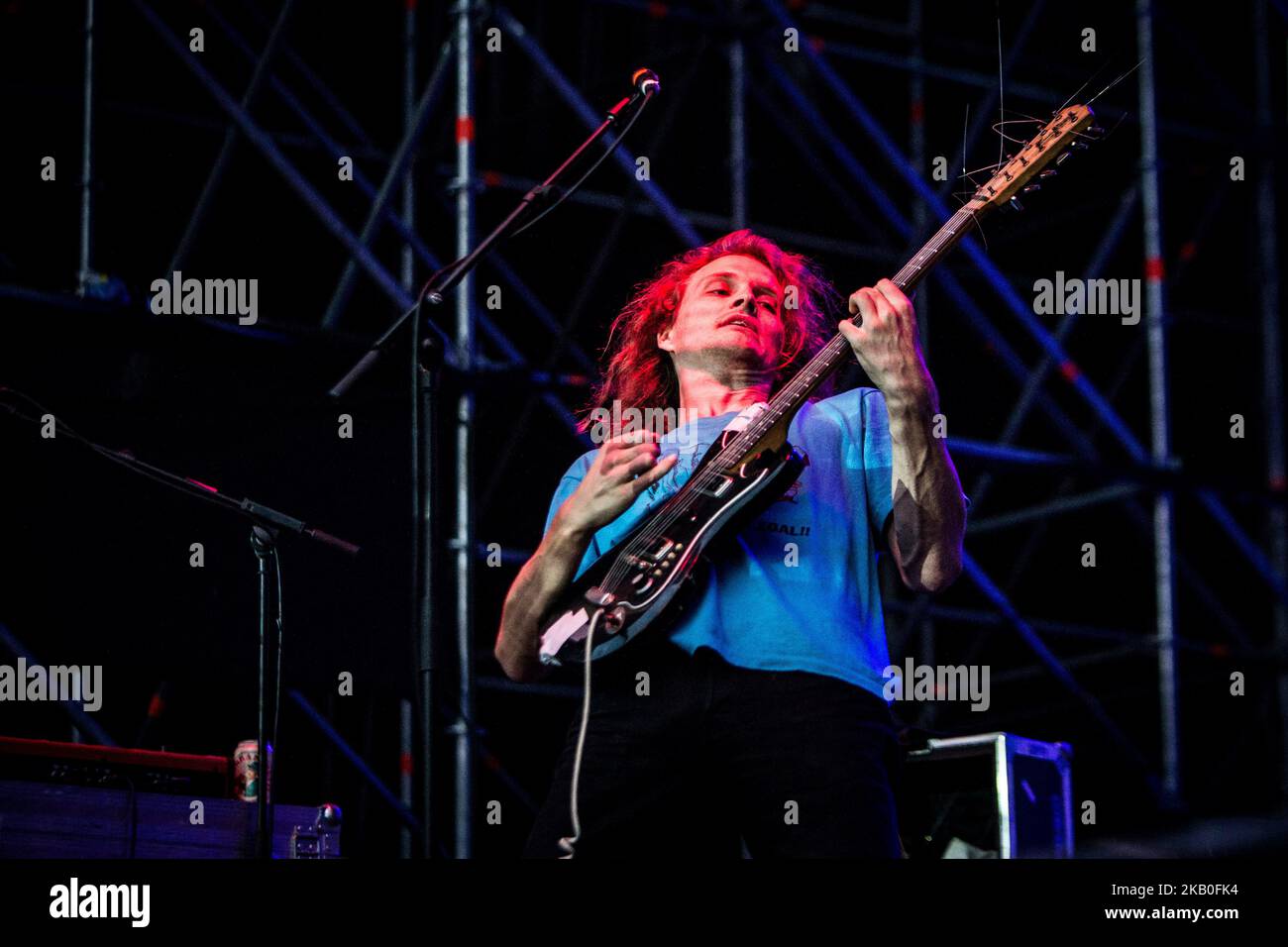 Stu Mackenzie of the australian psychedelic rock band King Gizzard ...