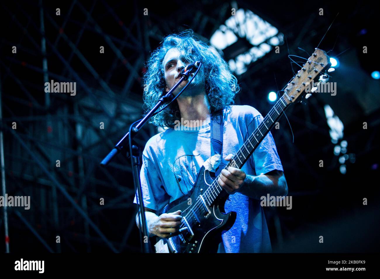 Stu Mackenzie of the australian psychedelic rock band King Gizzard ...