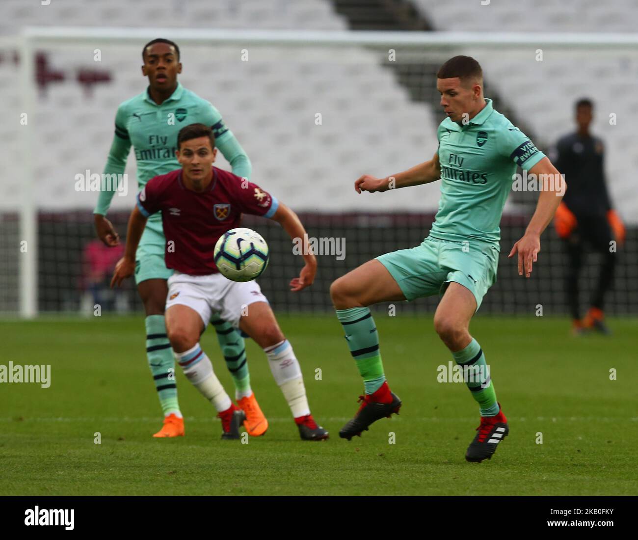 Charlie Gilmour of Arsenal during Premier League 2 match between West ...