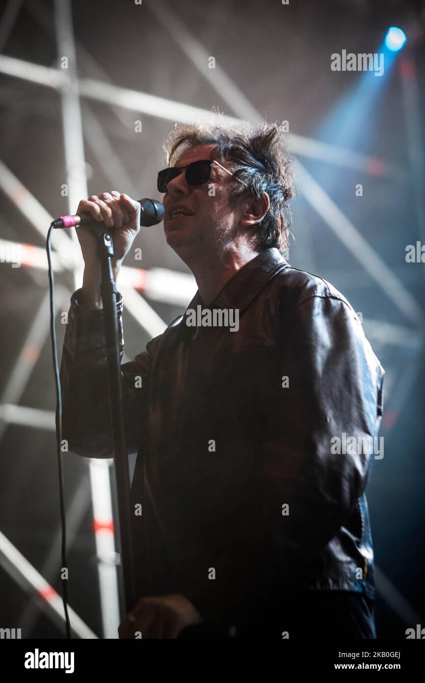 Ian McCulloch of the english rock band Echo & the Bunnymen pictured on ...