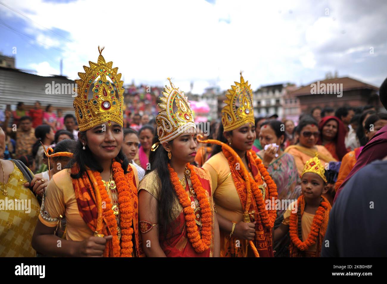 Nepal kathmandu gai jatra hi-res stock photography and images - Alamy