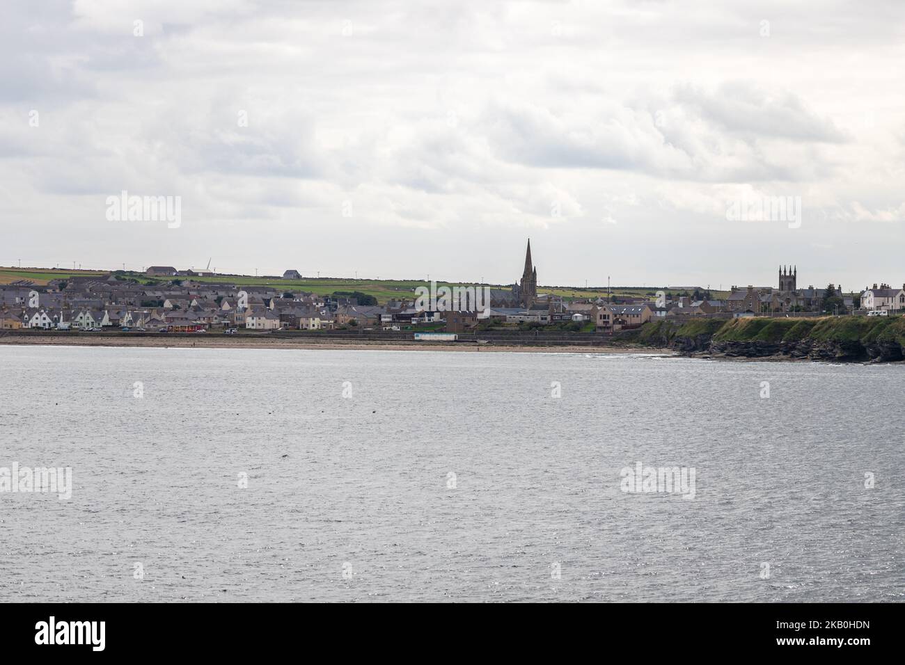 Thurso, from Scrabster, Highland, Scotland, UK Stock Photo - Alamy
