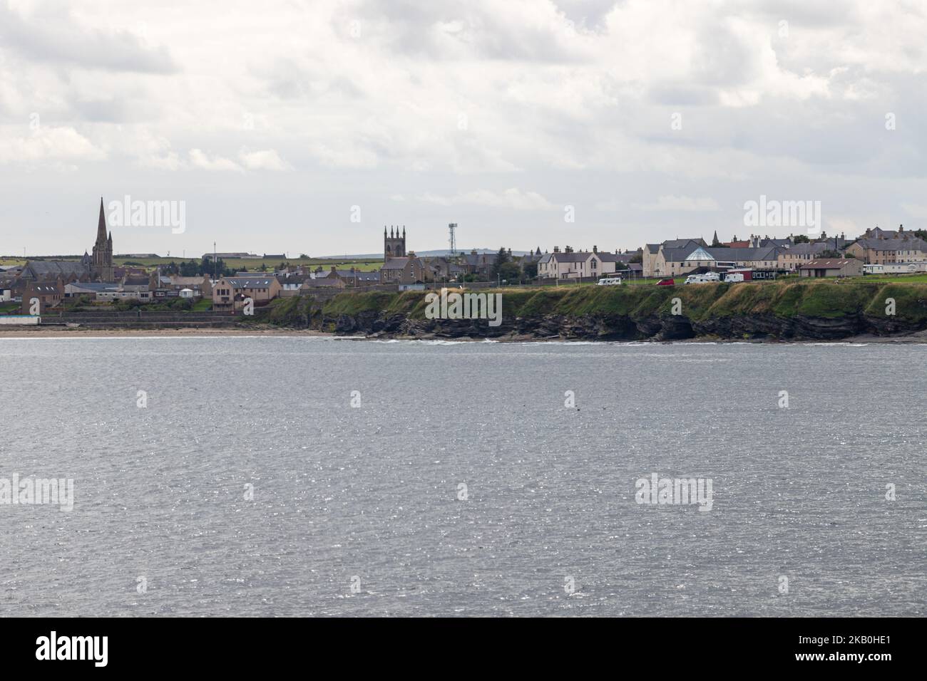 Thurso, from Scrabster, Highland, Scotland, UK Stock Photo - Alamy