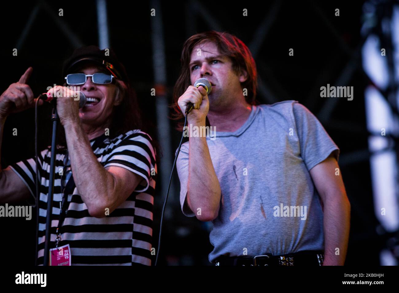 The american singer and songwriter Ariel Pink pictured on stage as he ...
