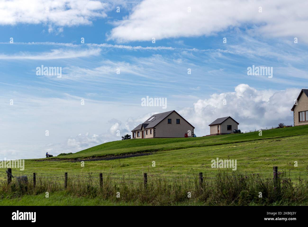 Houses in Latheron, Highland, Scotland, UK Stock Photo - Alamy