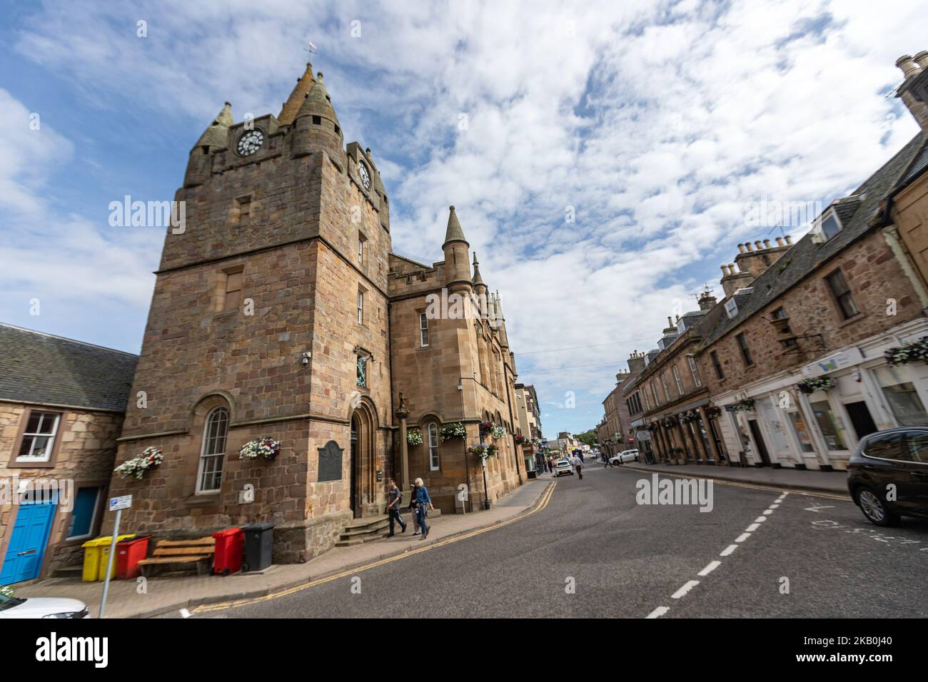 Tain Tolbooth, High Street,, Tain, County of Ross, in the Highlands of ...