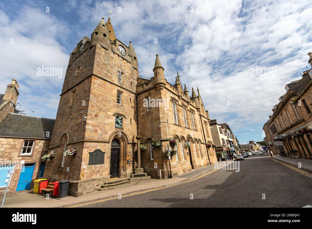 Tain Tolbooth, High Street,, Tain, County of Ross, in the Highlands of ...