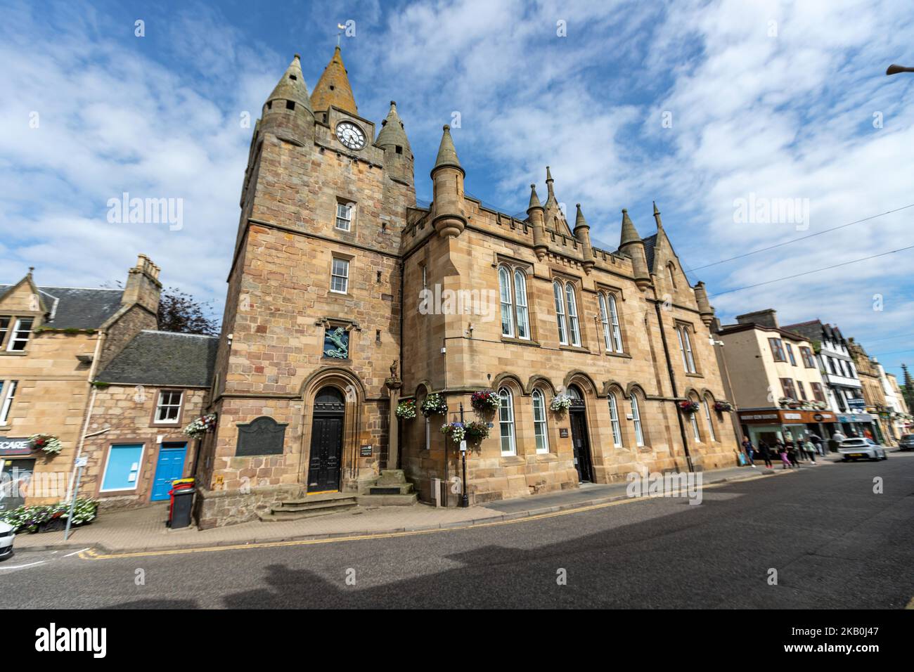 Tain Tolbooth, High Street,, Tain, County of Ross, in the Highlands of ...