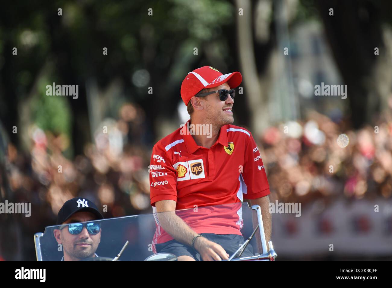 Sebastian Vettel during Formula One Milano Festival, opening event of ...
