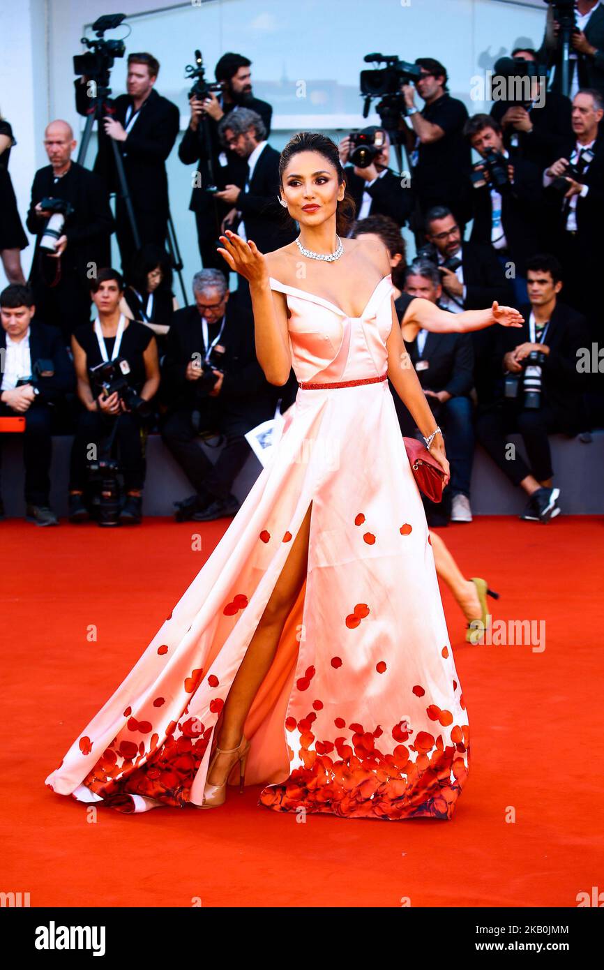 Patricia Contreras walks the red carpet ahead of the 'Roma' screening ...