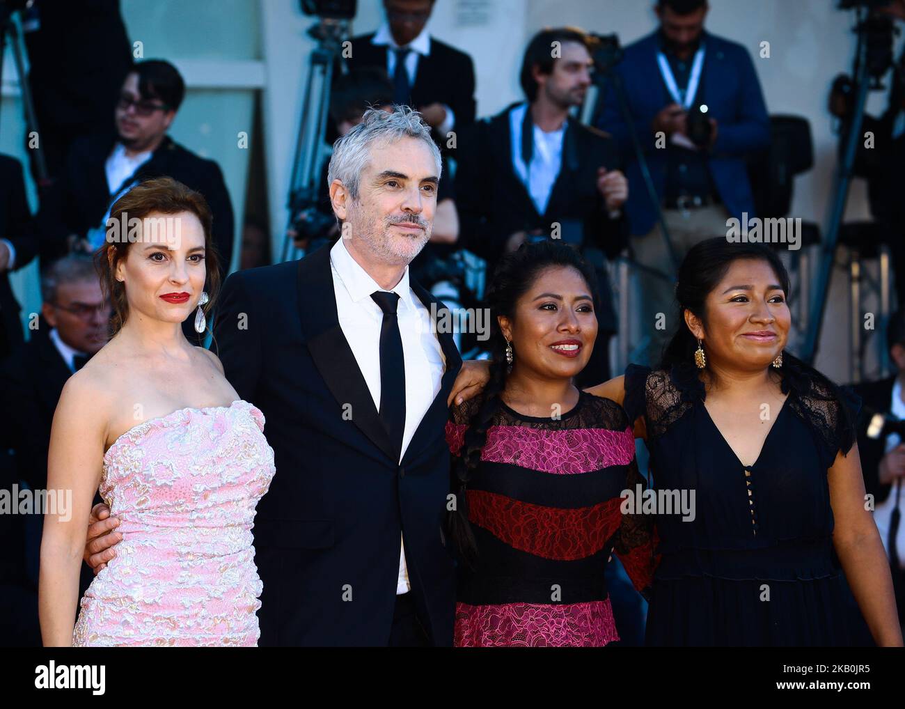 Marina de Tavira, Yalitza Aparicio and Nancy Garca Garca, Alfonso Cuarn ...