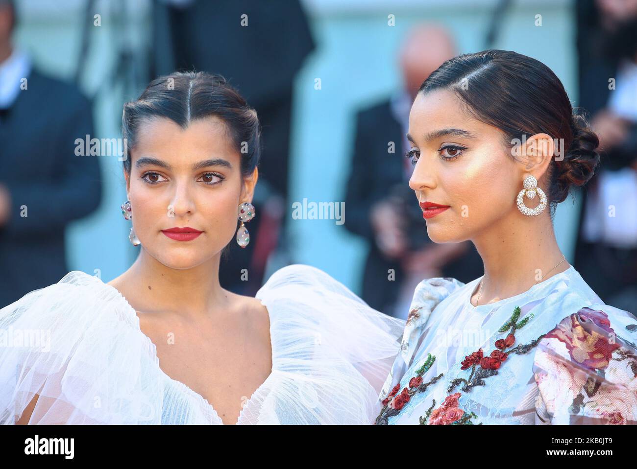 Giorgia Berti and Greta Berti walks the red carpet ahead of the 'Roma ...