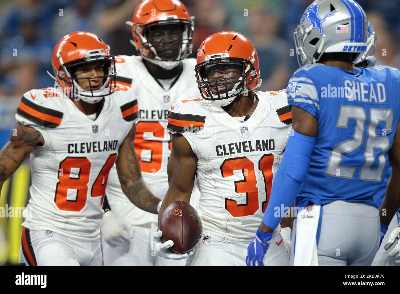 Nick chubb cleveland browns hi-res stock photography and images - Alamy