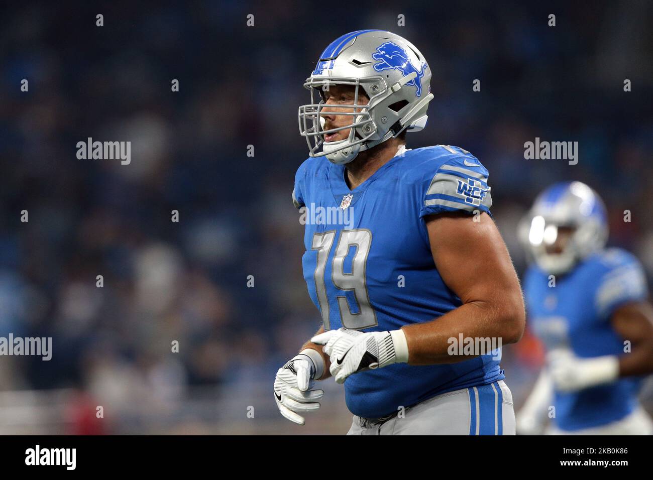 Detroit lions offensive guard kenny wiggins hi-res stock photography ...