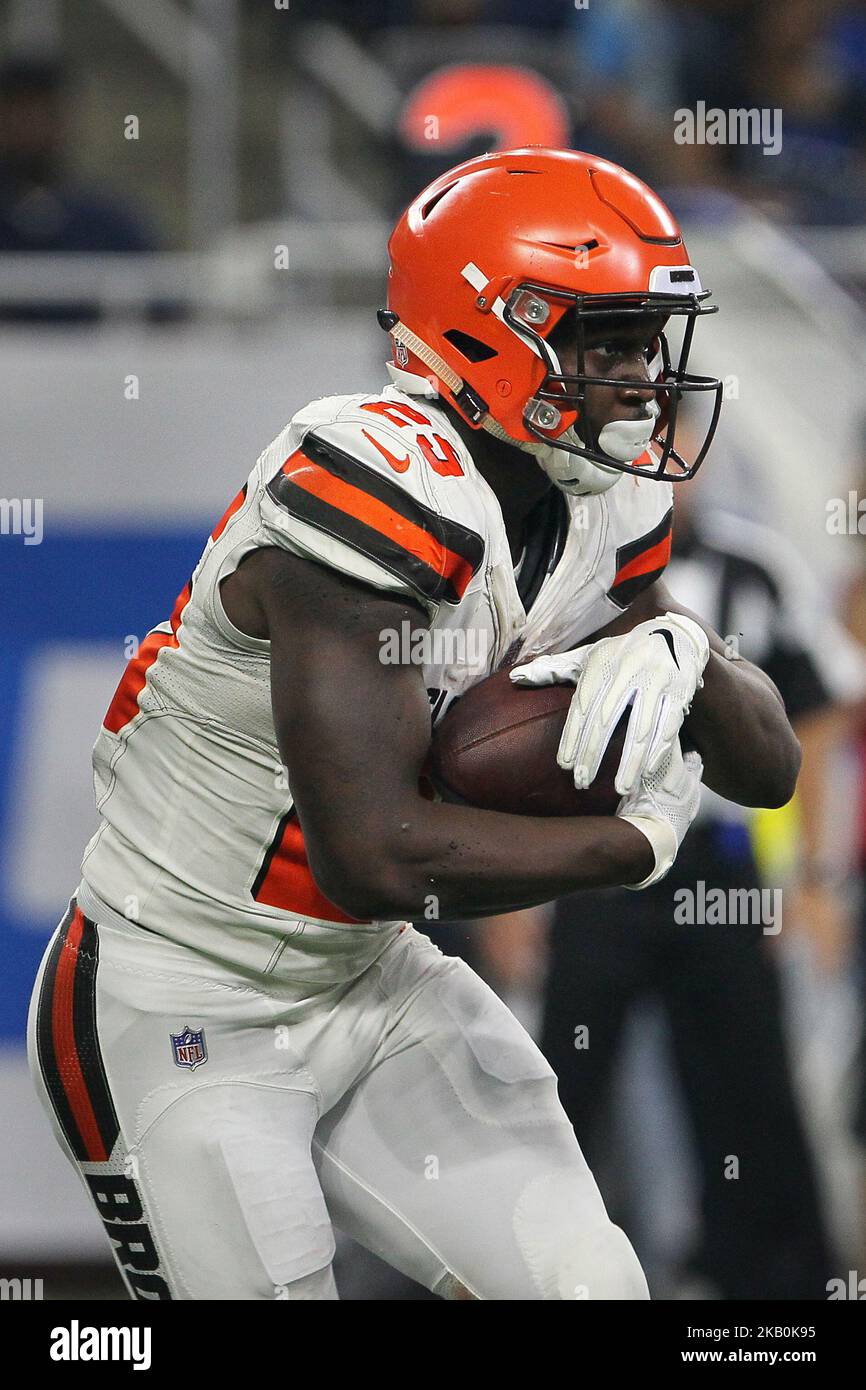 Cleveland browns helmet hi-res stock photography and images - Alamy