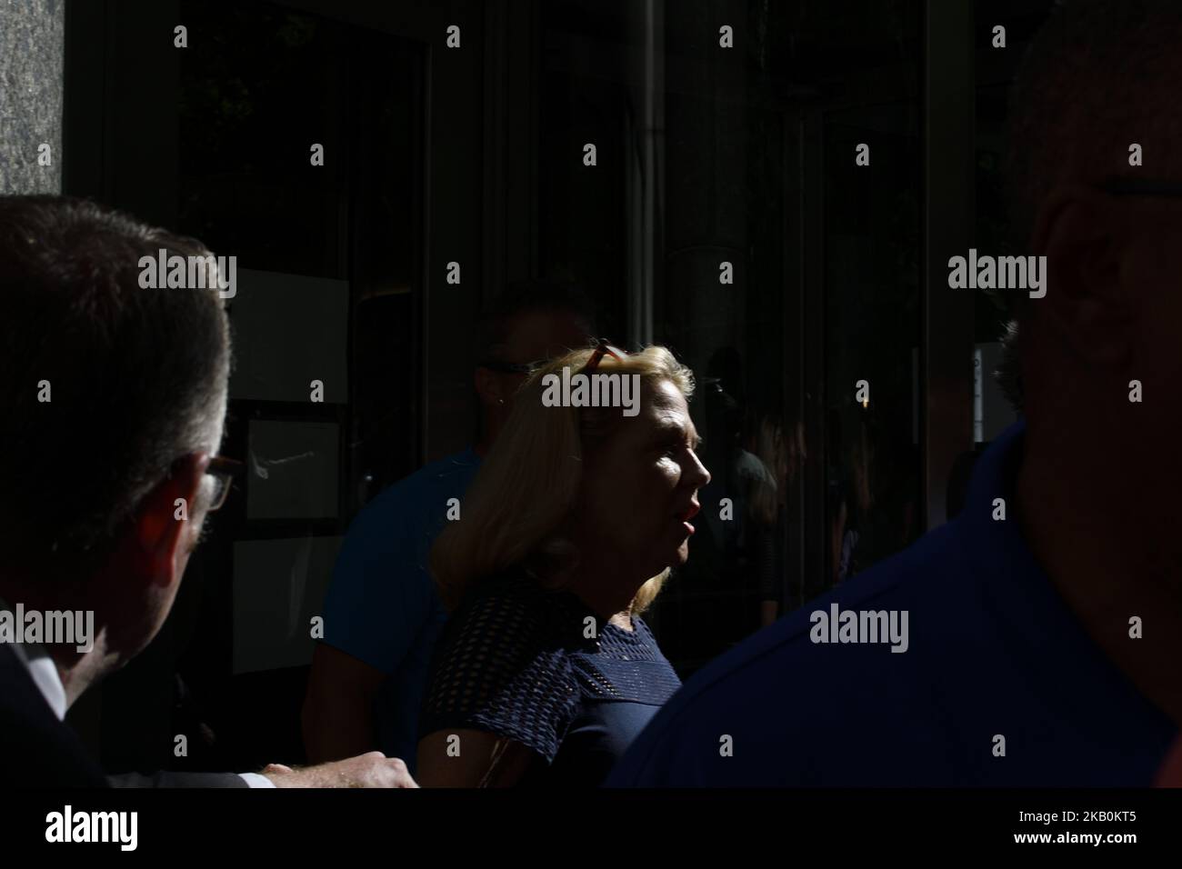 Maureen Faulkner, widow of slain office Daniel Faulkner speaks to the ...