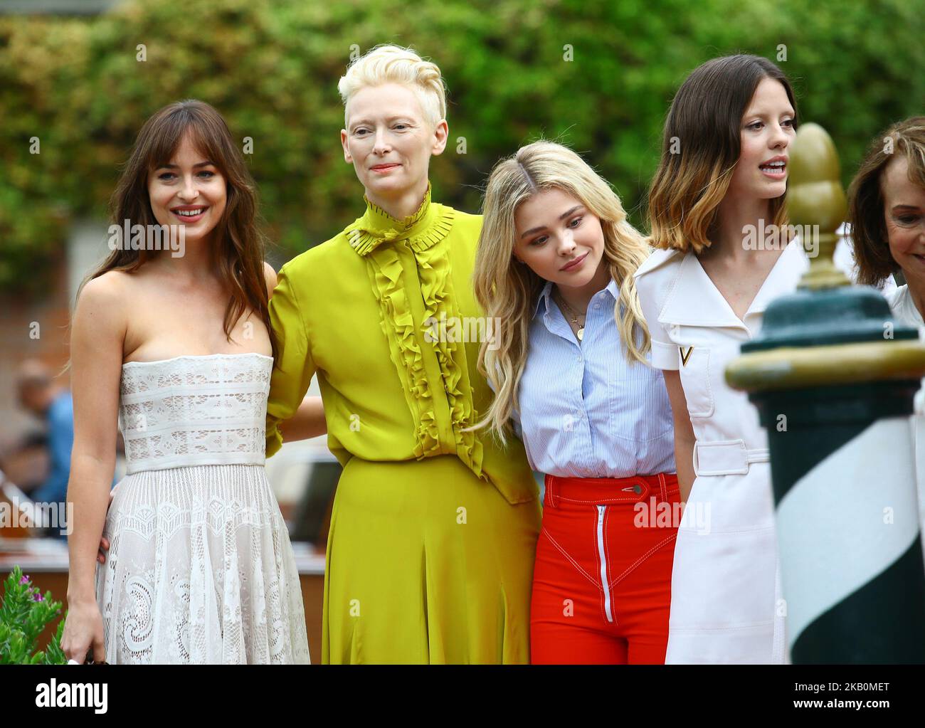 Dakota Johnson, Tilda Swinton Chloe Grace Moretz and Mia Goth is seen ...