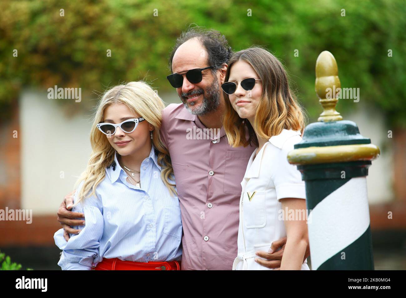 Chloe Grace Moretz, Luca Guadagnino and Mia Goth is seen arriving at ...