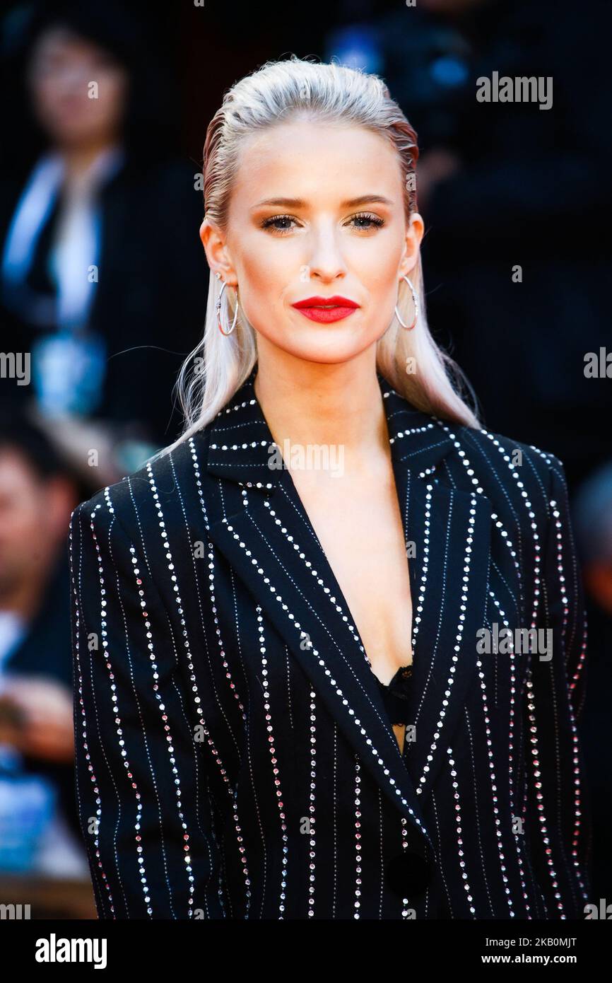 Victoria Magrath walks the red carpet ahead of the 'Suspiria' screening ...