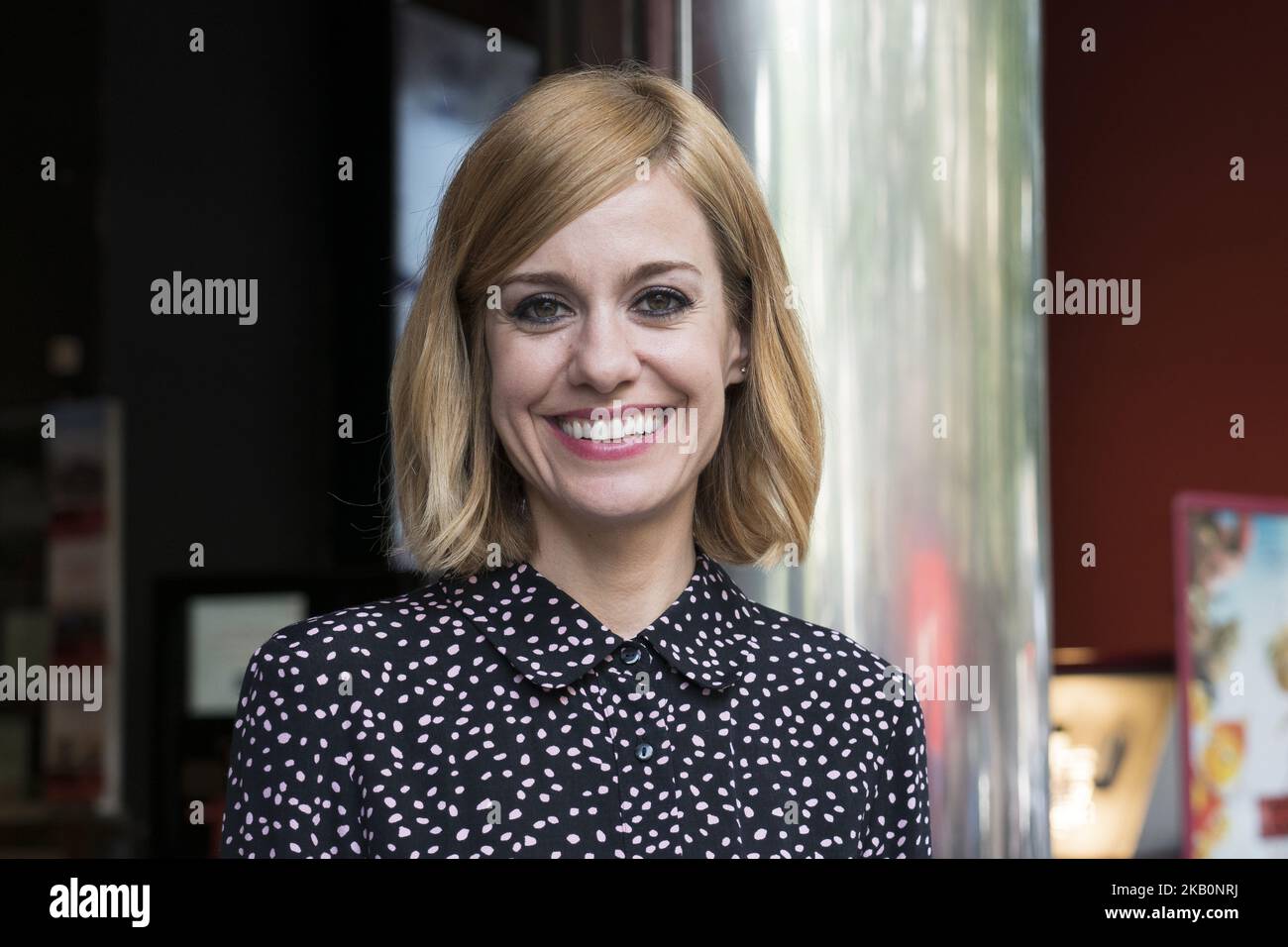 The Actress Alexandra Jimenez Poses During The Presentation Of The Movie Las Distancias In