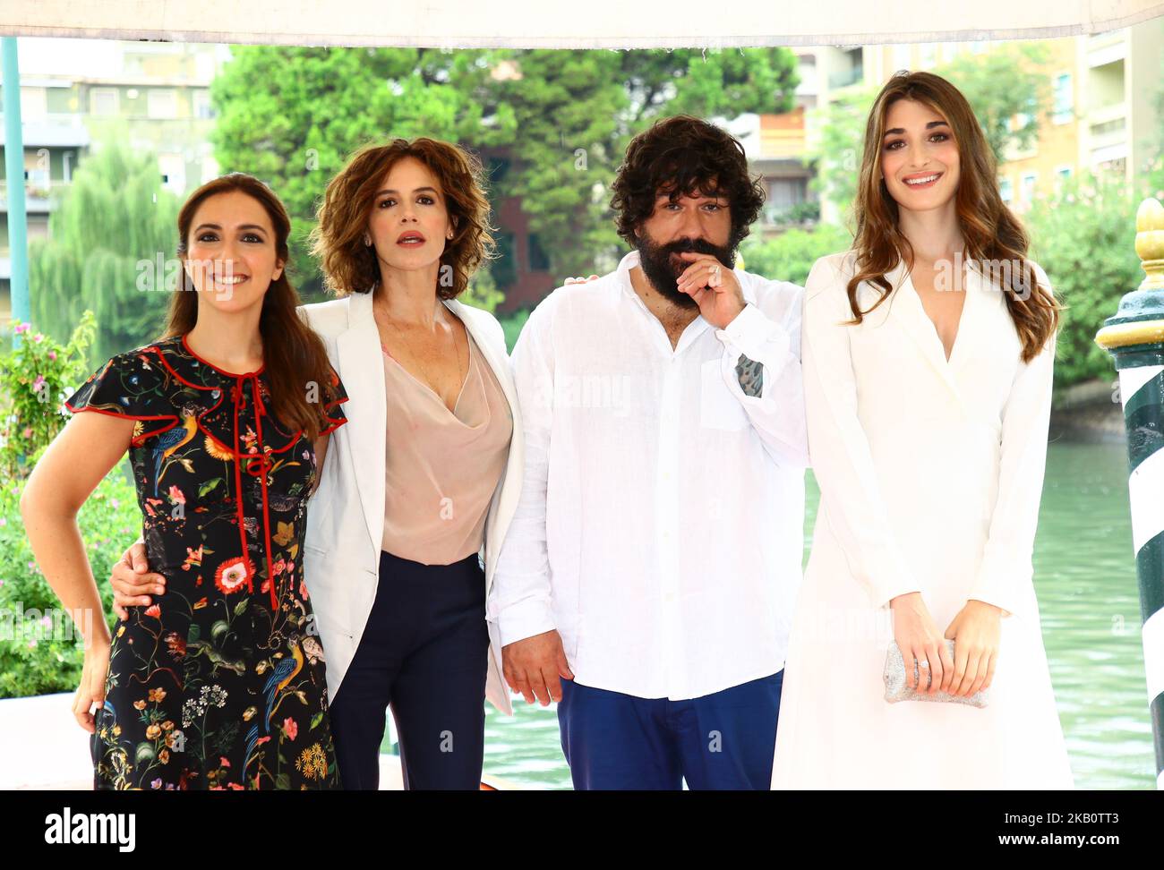 (L-R) Anna Ferraioli Ravel, Irene Ferri, Cosimo Alem and Pilar Fogliati ...