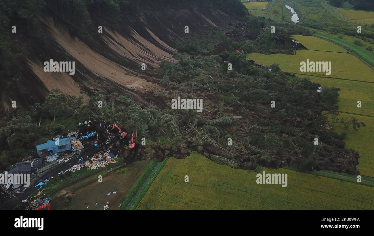 Atsuma town aerial hi-res stock photography and images - Alamy