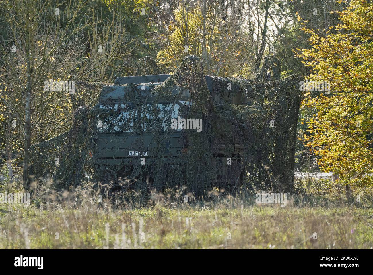 British army British army MAN SV 4x4 logistics lorry truck under ...