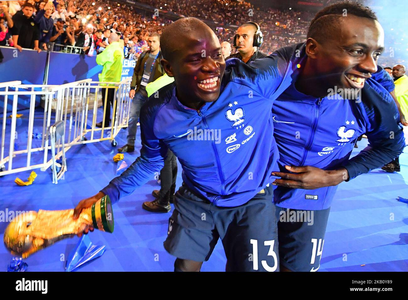 Trophy kante world cup france russia hi-res stock photography and ...