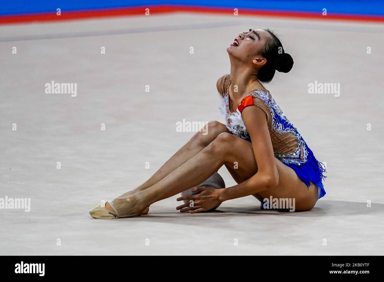 Rong Shang of China during Rhythmic Gymnastics World Championships at ...