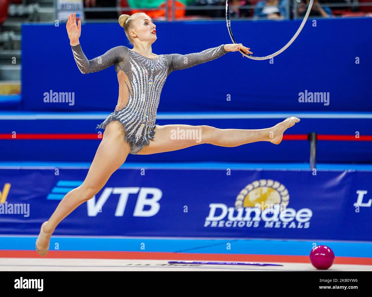 Nicoline Sachmann of Denmark during Rhythmic Gymnastics World ...