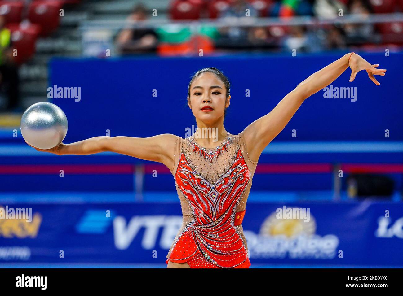 Yating Zhao of China during Rhythmic Gymnastics World Championships at ...