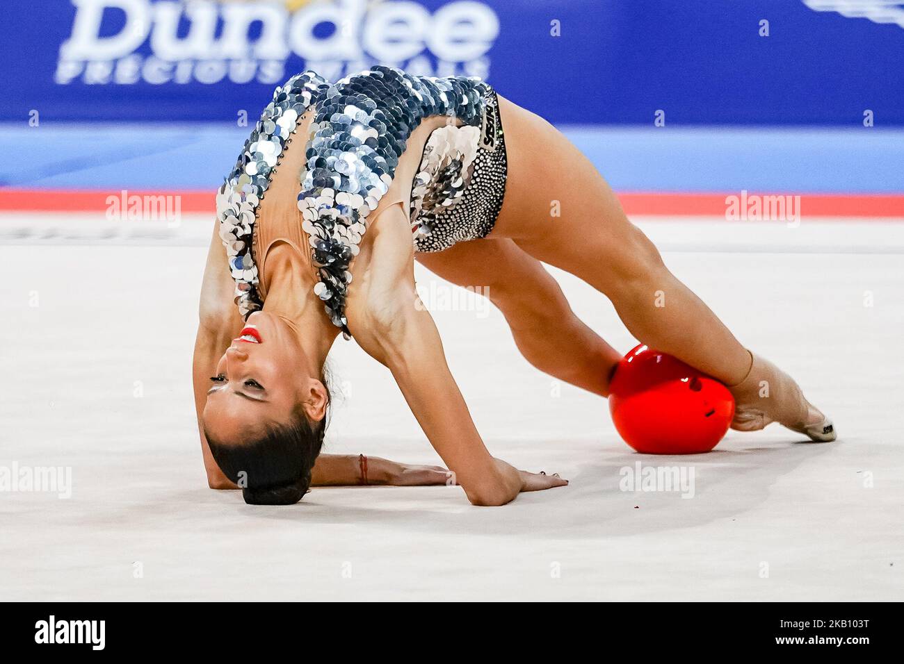 Neviana Vladinova of Bulgaria during Individual Ball Final at the Arena ...
