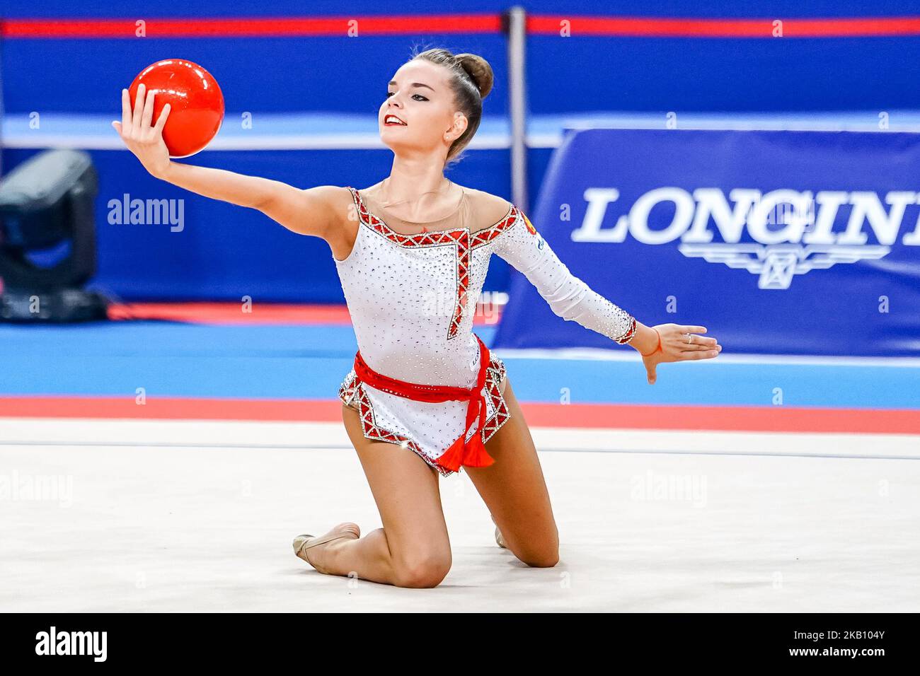 Dina Averina of Russia during Individual Ball Final at the Arena Armeec in Sofia at the 36th FIG ...