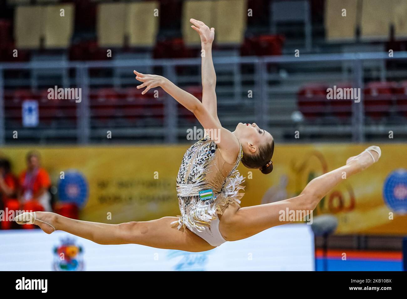 Denisa Mailat of Romania during Rhythmic Gymnastics World Championships ...