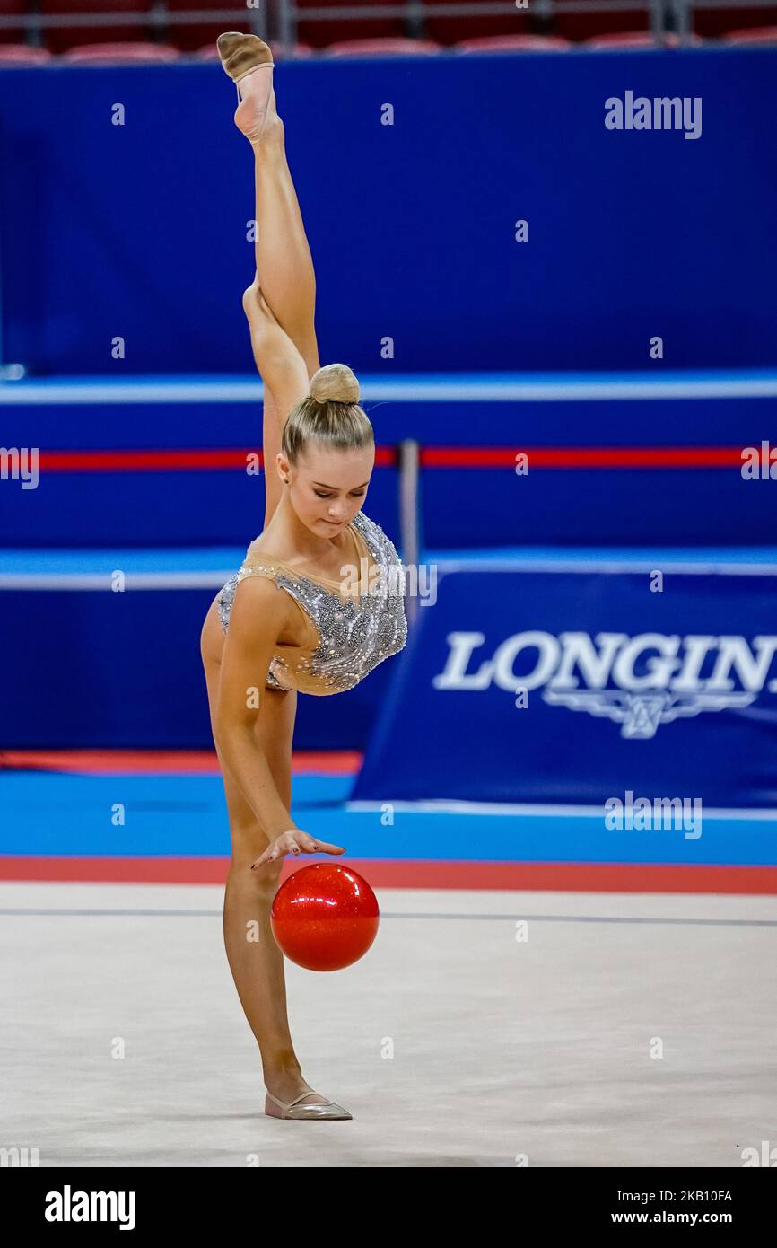 Josefie Kristensen of Denmark during Rhythmic Gymnastics World ...