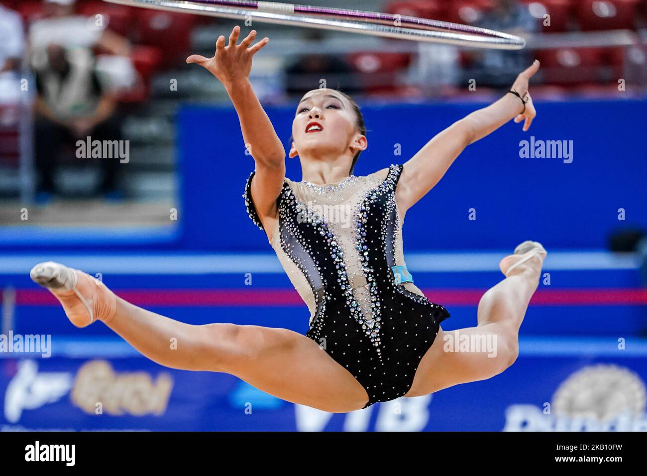 Dayana Abdirbekova of Kazakhstan during Rhythmic Gymnastics World ...