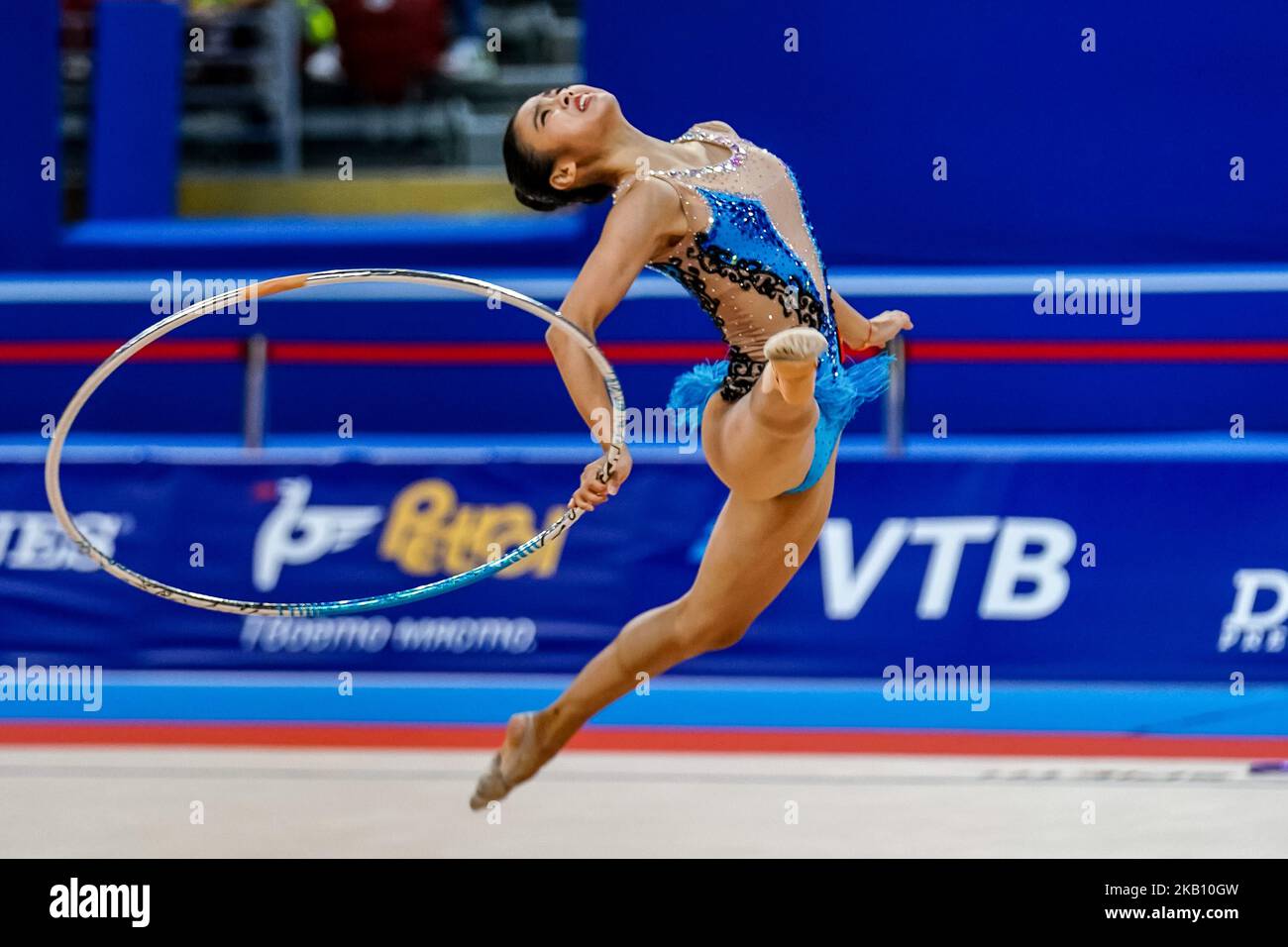 Yating Zhao of China during Rhythmic Gymnastics World Championships at the Arena Armeec in Sofia ...