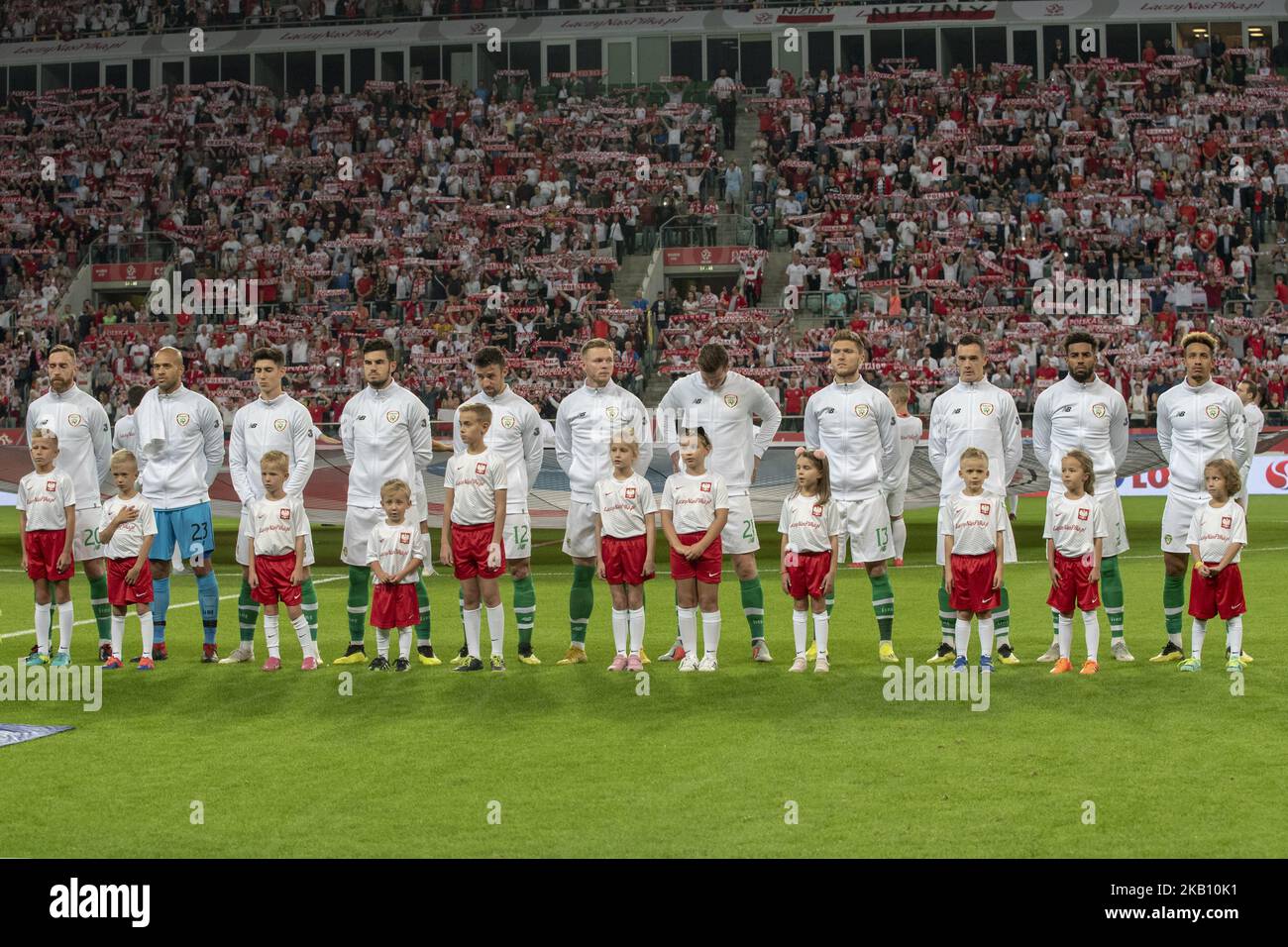 Irish national football team during the International Friendly match ...