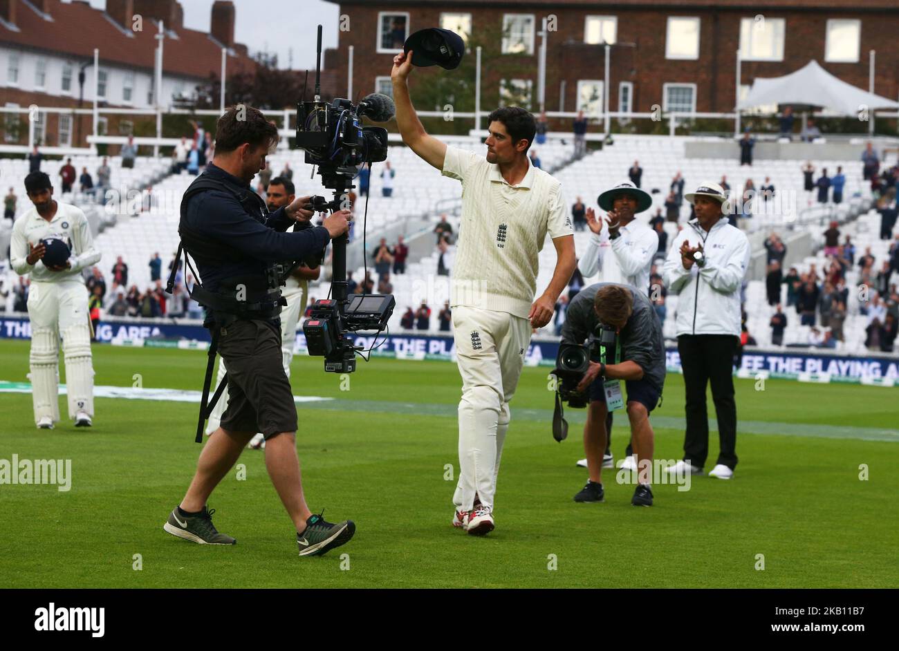 England india test oval hi-res stock photography and images - Alamy
