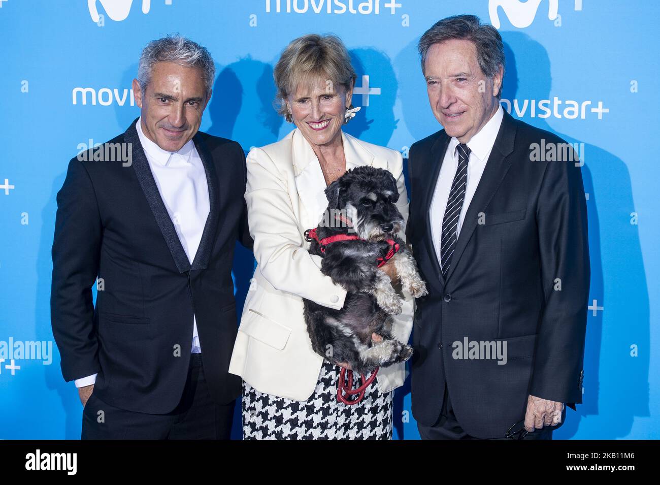 Jon Sistiaga, Mercedes Mila and Inaki Gabilondo attends to blue carpet ...