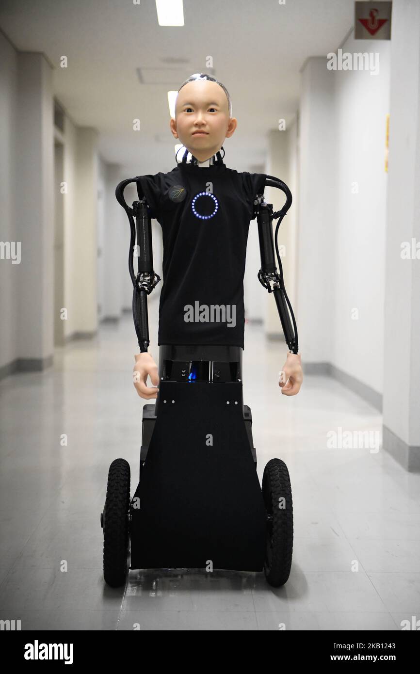 In this photo taken on September 13, 2018 shows a 10 year old child ...